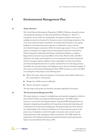 Gharo wind corridor rea (section 3) | PDF