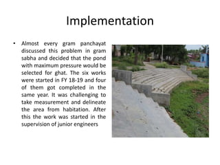 Ghats for maintaining hygiene of ponds | PPTX