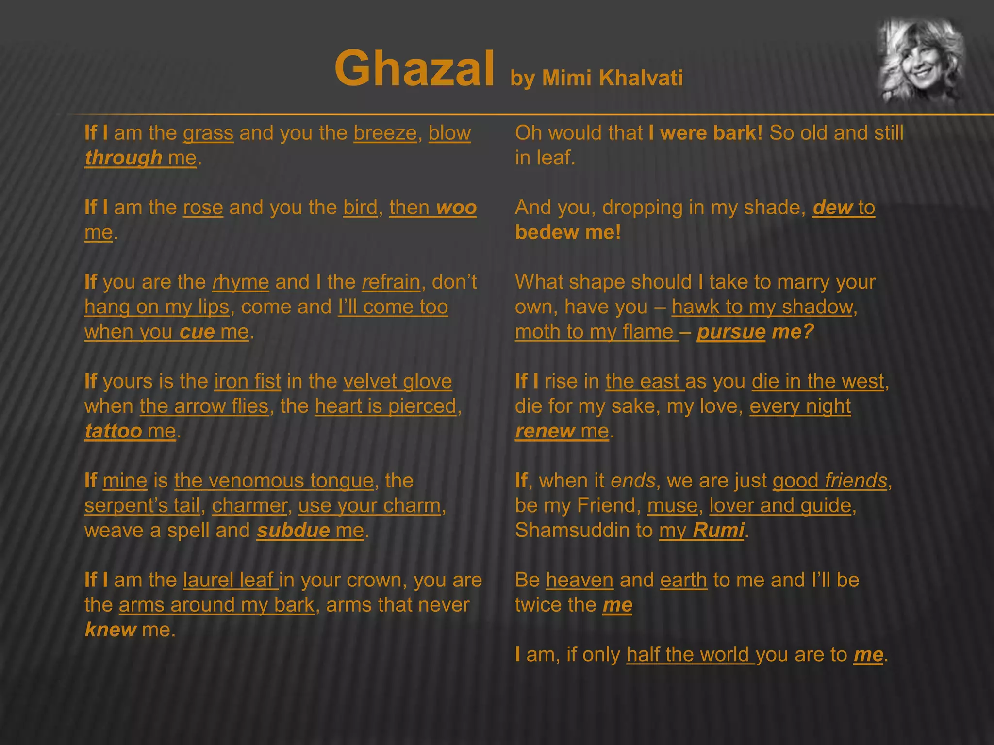 Ghazal | PPTX