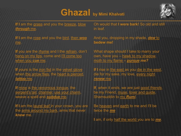 Ghazal | PPT