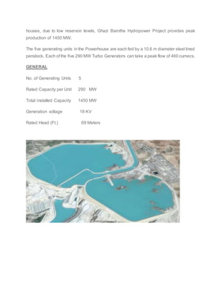 Ghazi Barotha Hydro power Projec | DOCX
