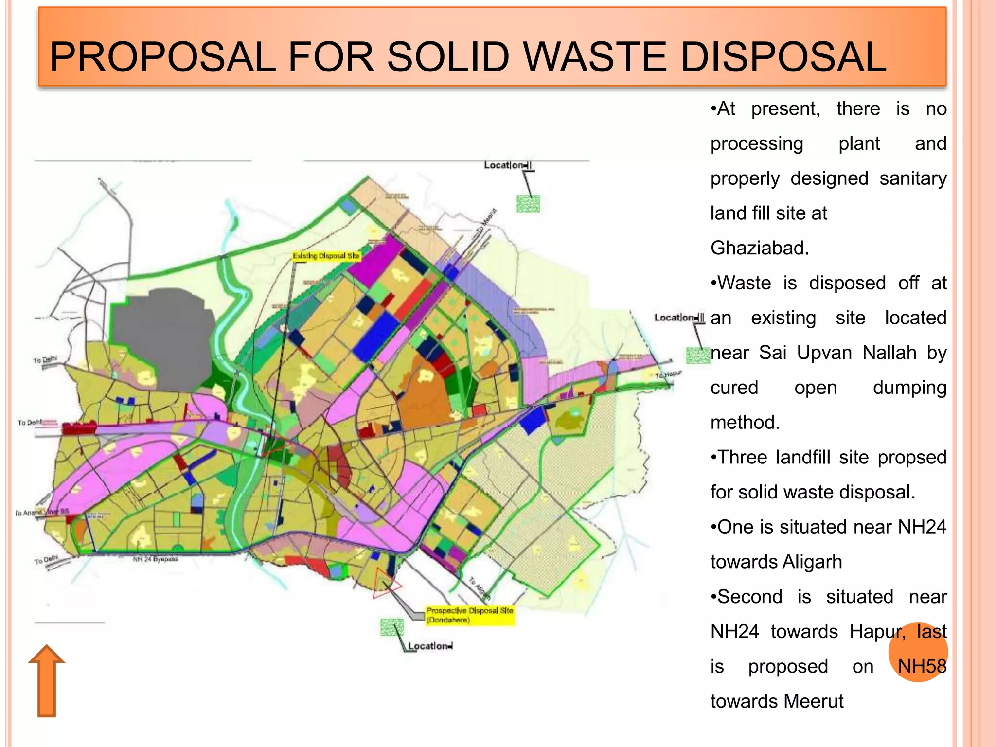 Ghaziabad Development - A case study related to ward and landuse map | PPTX