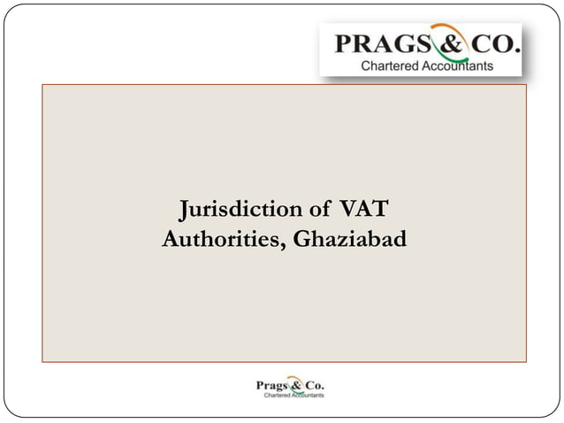 Ghaziabad VAT Jurisdiction Chart Required for VAT Registration in UP ...