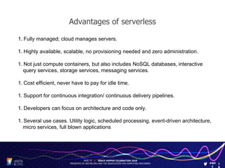 Microservics, serverless and real time; Building blocks of the modern data pipeline | PPTX ...