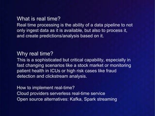 Microservics, serverless and real time; Building blocks of the modern ...