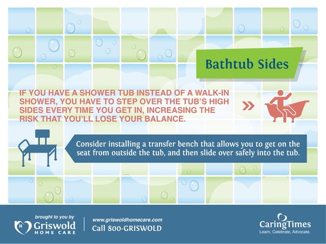 Bath Safety Tips for Seniors - Bath Safety Month | PDF | Bath and ...