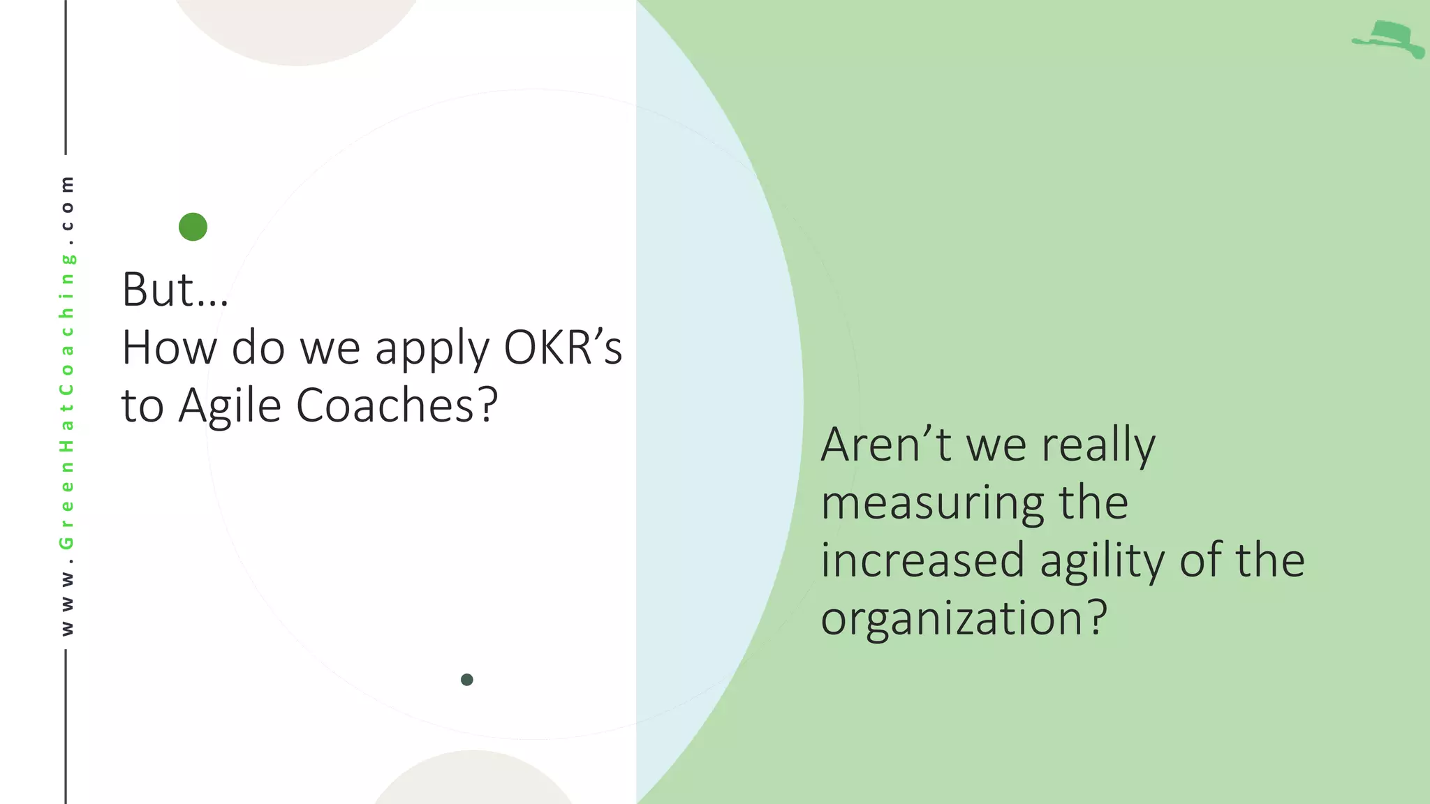 OKR's for Agile Coaches - group brainstorming presentation | PPTX
