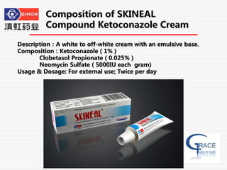 Ghc collaboration with sino america pharmacuticals (skineal & haicneal ...
