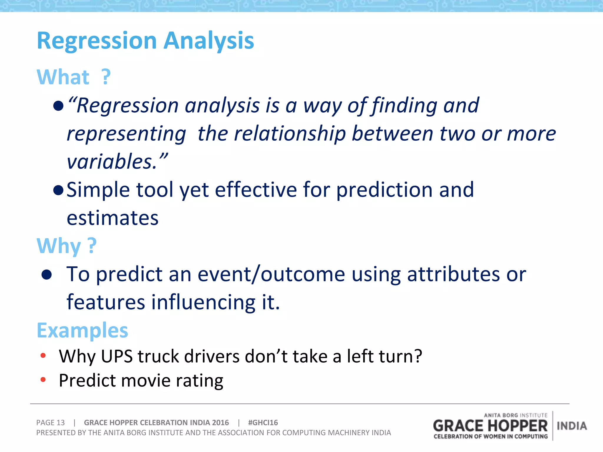 Predictive Analytics -Workshop | PPT