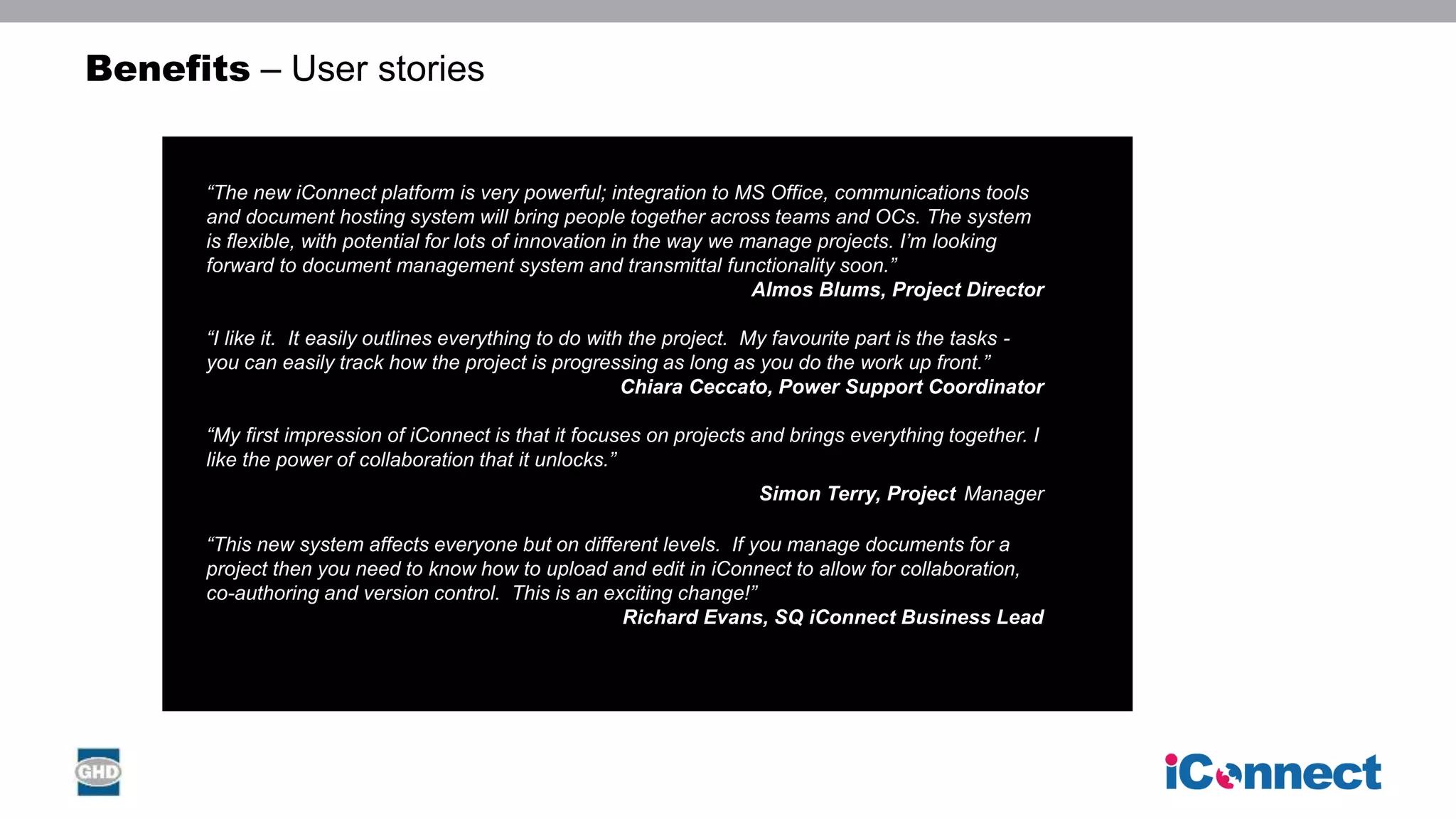 GHD iConnect - our intranet for the future | PPTX