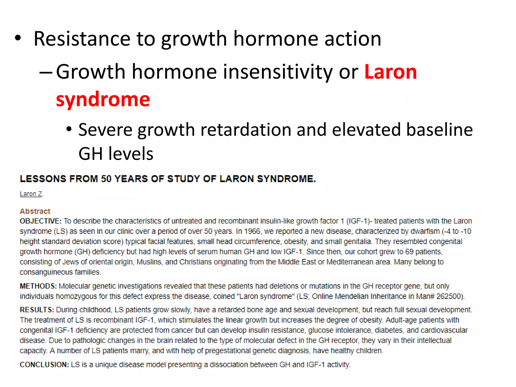 Growth Hormone Deficiency in Children | PPTX