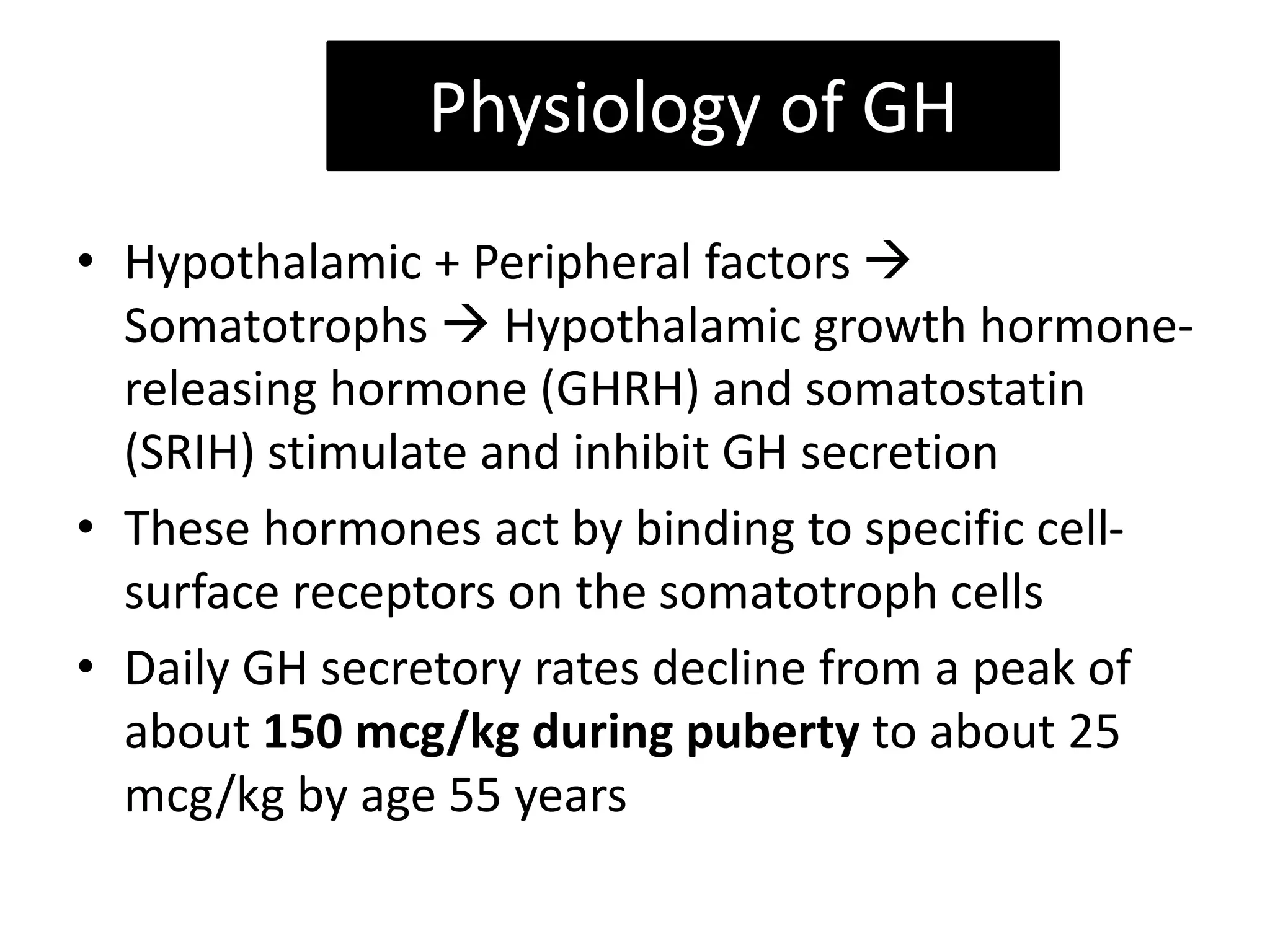 Growth Hormone Deficiency in Children | PPTX