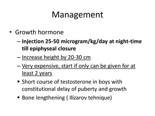Growth Hormone Deficiency in Children | PPTX