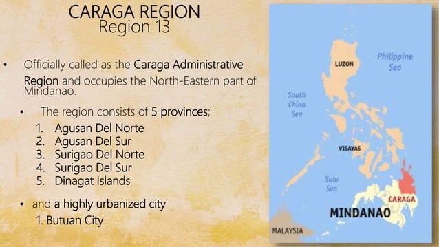 REGION 13: CARAGA REGION | PPTX