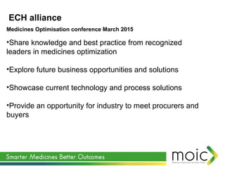 Medicines optimisation: sharing best practices | PPT