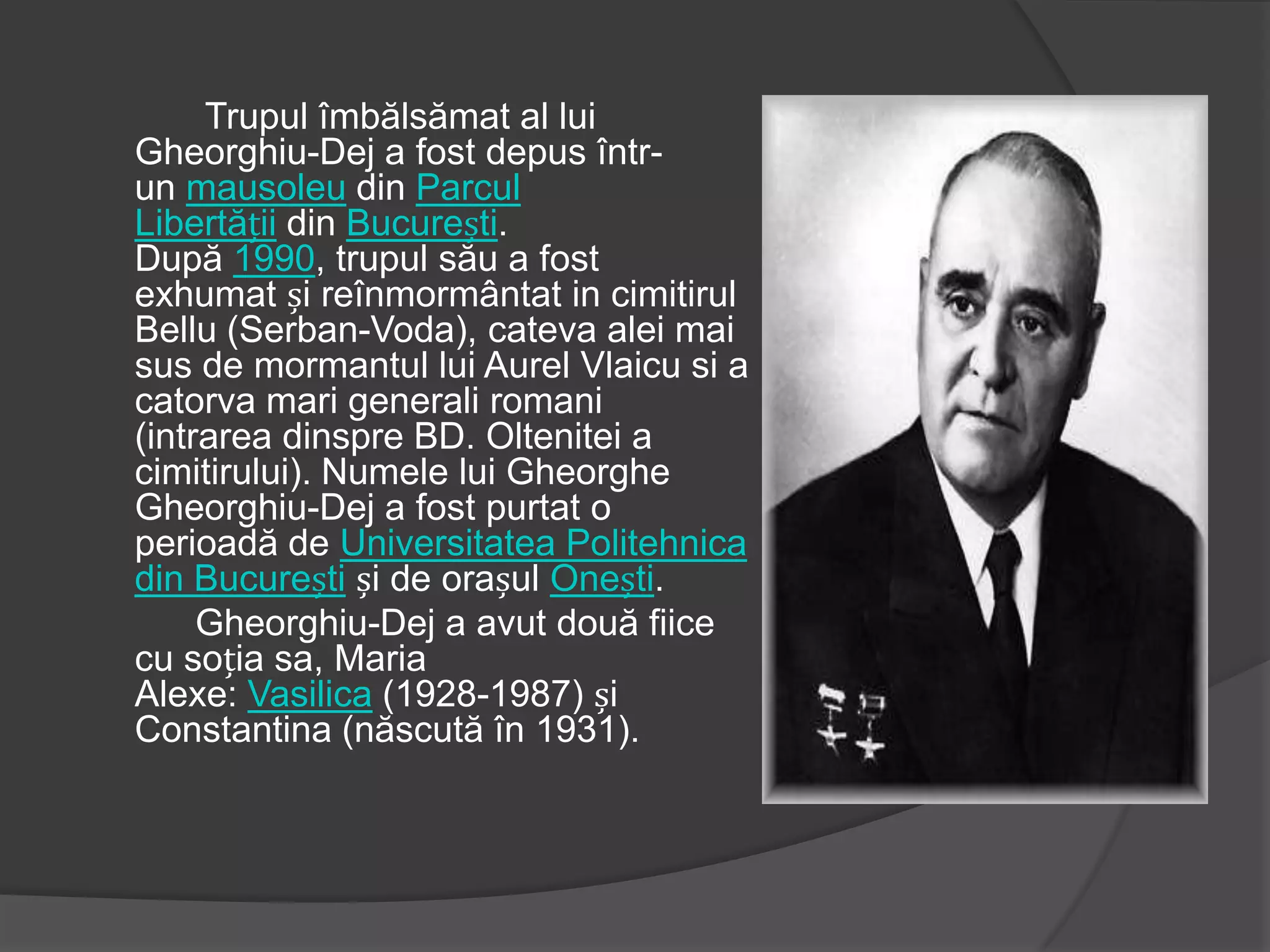 Gheorghe gheorghiu dej. | PPSX