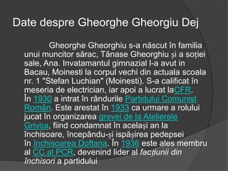 Gheorghe gheorghiu dej. | PPSX