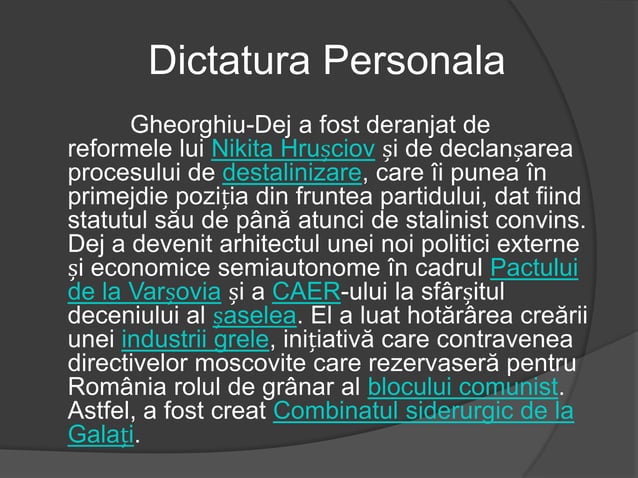 Gheorghe gheorghiu dej. | PPSX