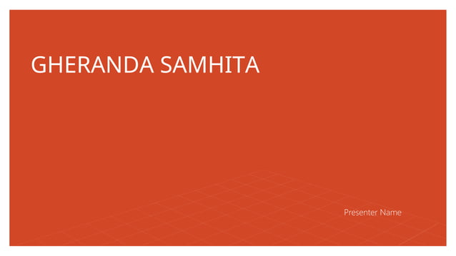 Gheranda samhita | PDF