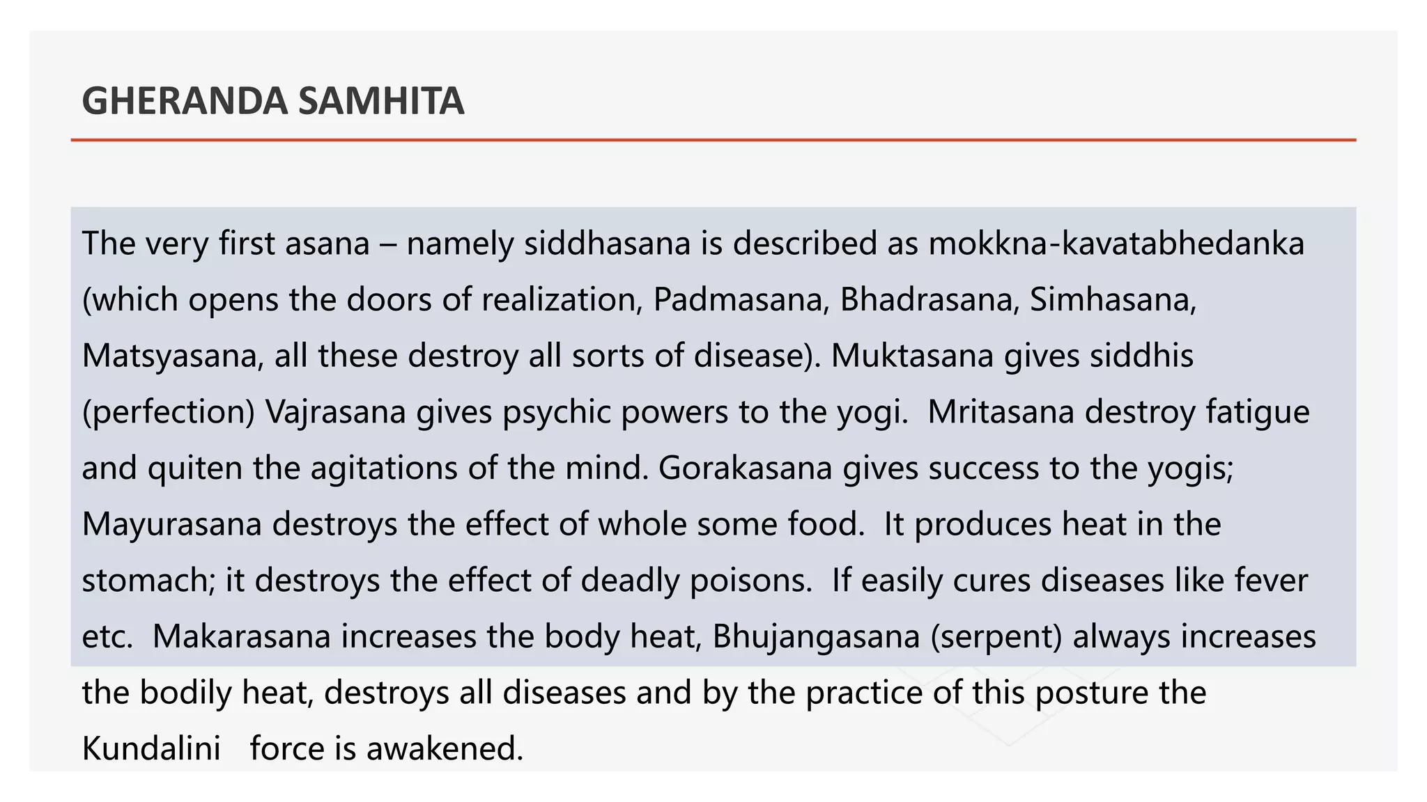 GHERANDA SAMHITA | PPTX