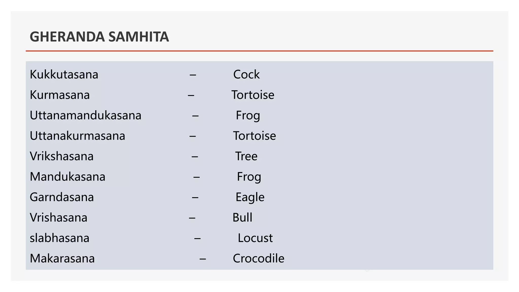GHERANDA SAMHITA | PPTX