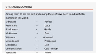 GHERANDA SAMHITA | PPTX