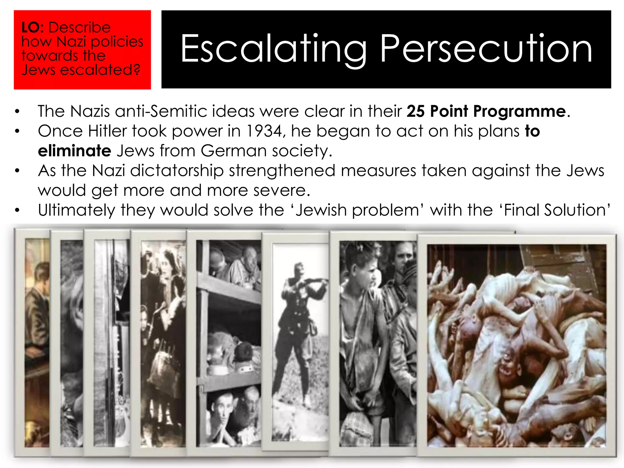 Ghettos, Death Squads and the Final Solution | PPTX