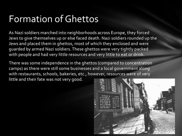Ghettos in the holocaust | PPTX