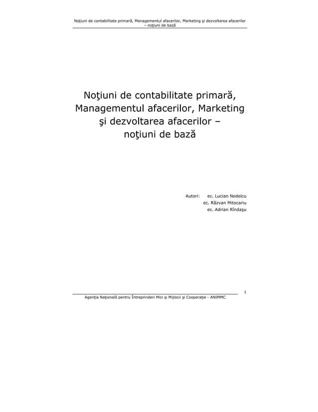 Ghid management-marketing-contabilitate | PDF