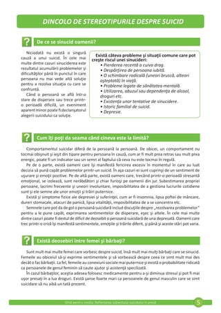 Reflectarea corectă a subiectului suicidului în presă. Ghid | PDF