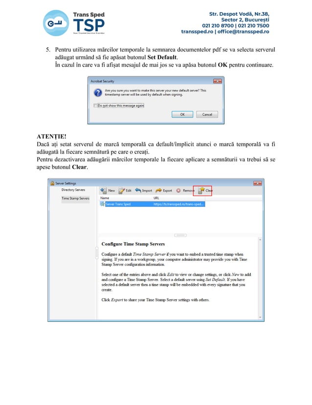 Ghid adaugare marca temporala in adobe acrobat reader dc | PDF