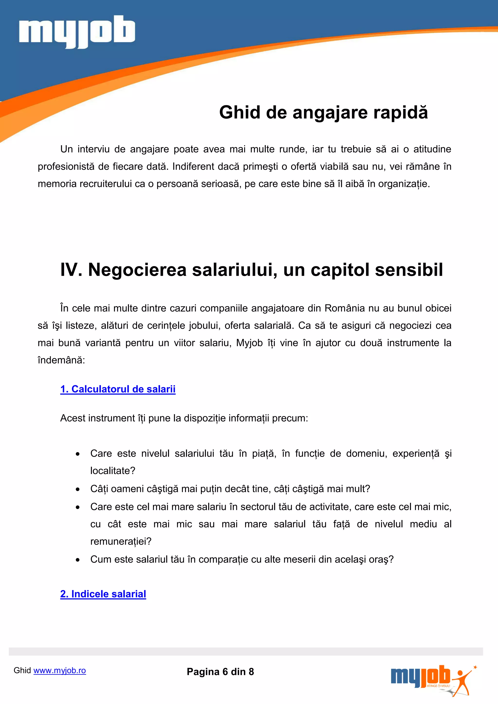 Ghid angajare rapida | PDF