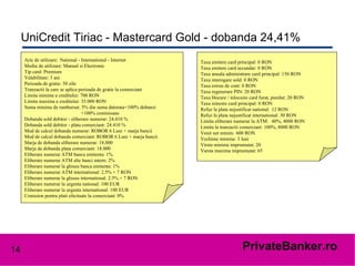 Catalog carduri de credit premium | PPT