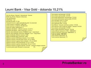 Catalog carduri de credit premium | PPT