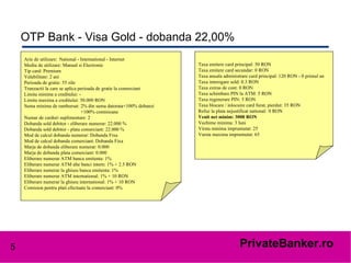 Catalog carduri de credit premium | PPT