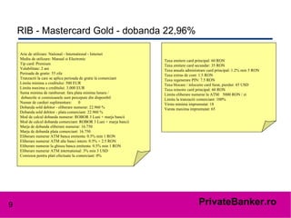 Catalog carduri de credit premium | PPT