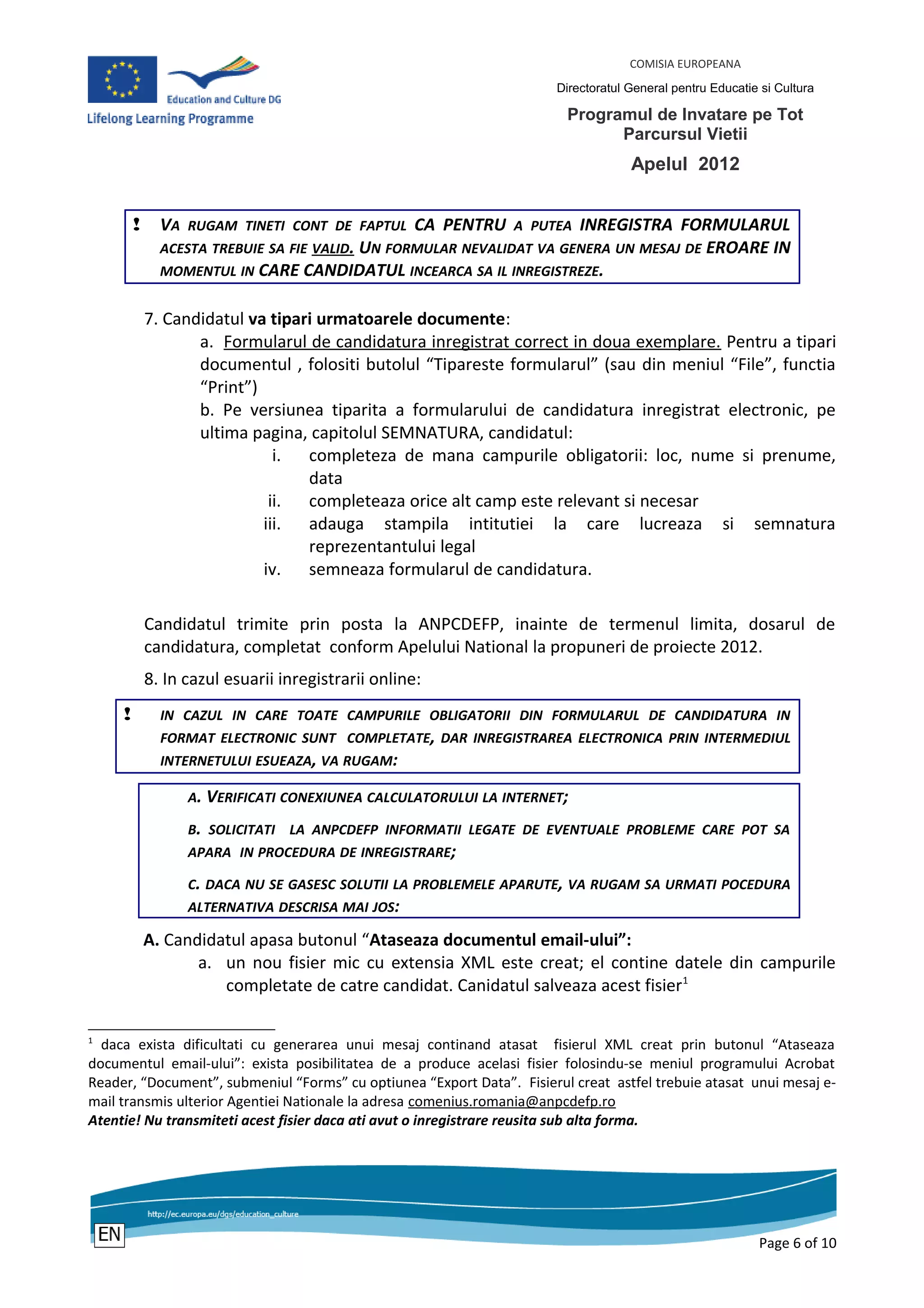 Ghid completare formular_2012 | DOC