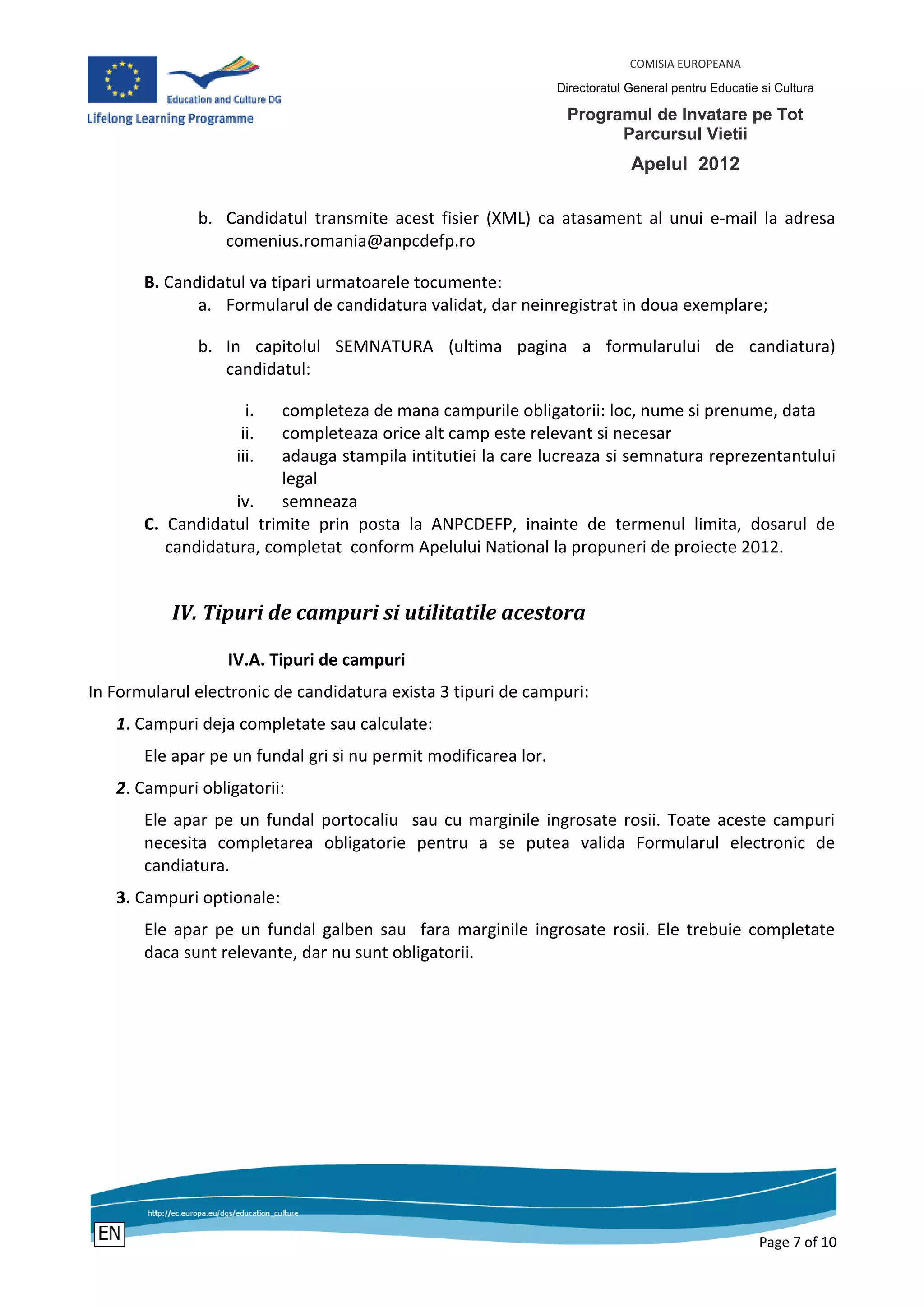Ghid completare formular_2012 | DOC