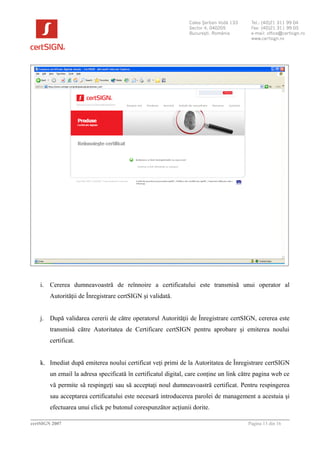 Ghid de reinnoire_a_certificatelor_digitale_v2 | PDF