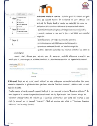 GHID DE UTILIZARE A PLATFORMEI REȚEAUA EDU.RO | PDF