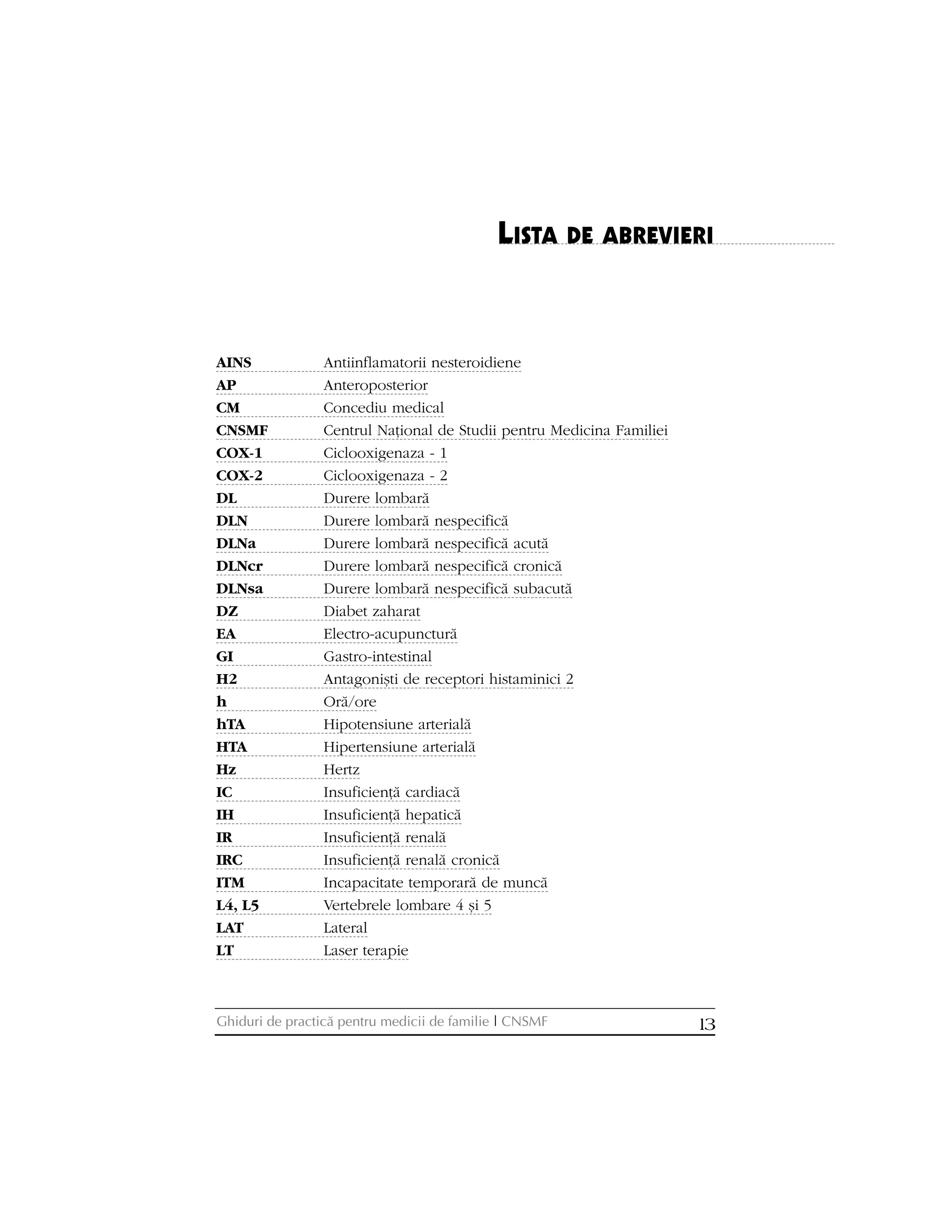 Ghid durere lombara | PDF