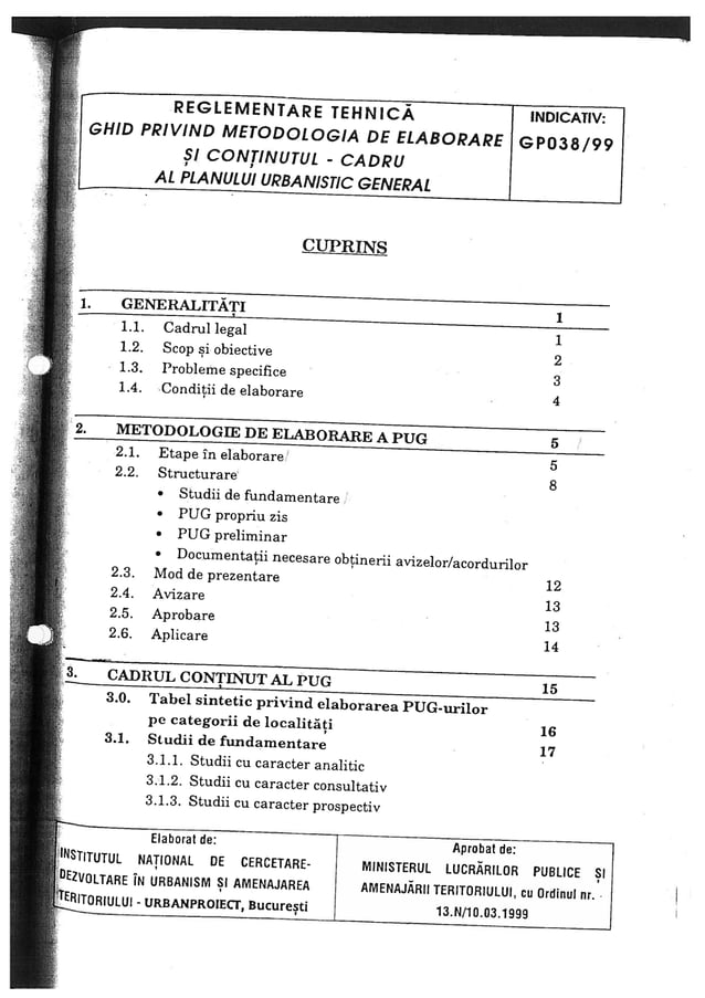 Ghid elaborare continut cadru pug | PDF