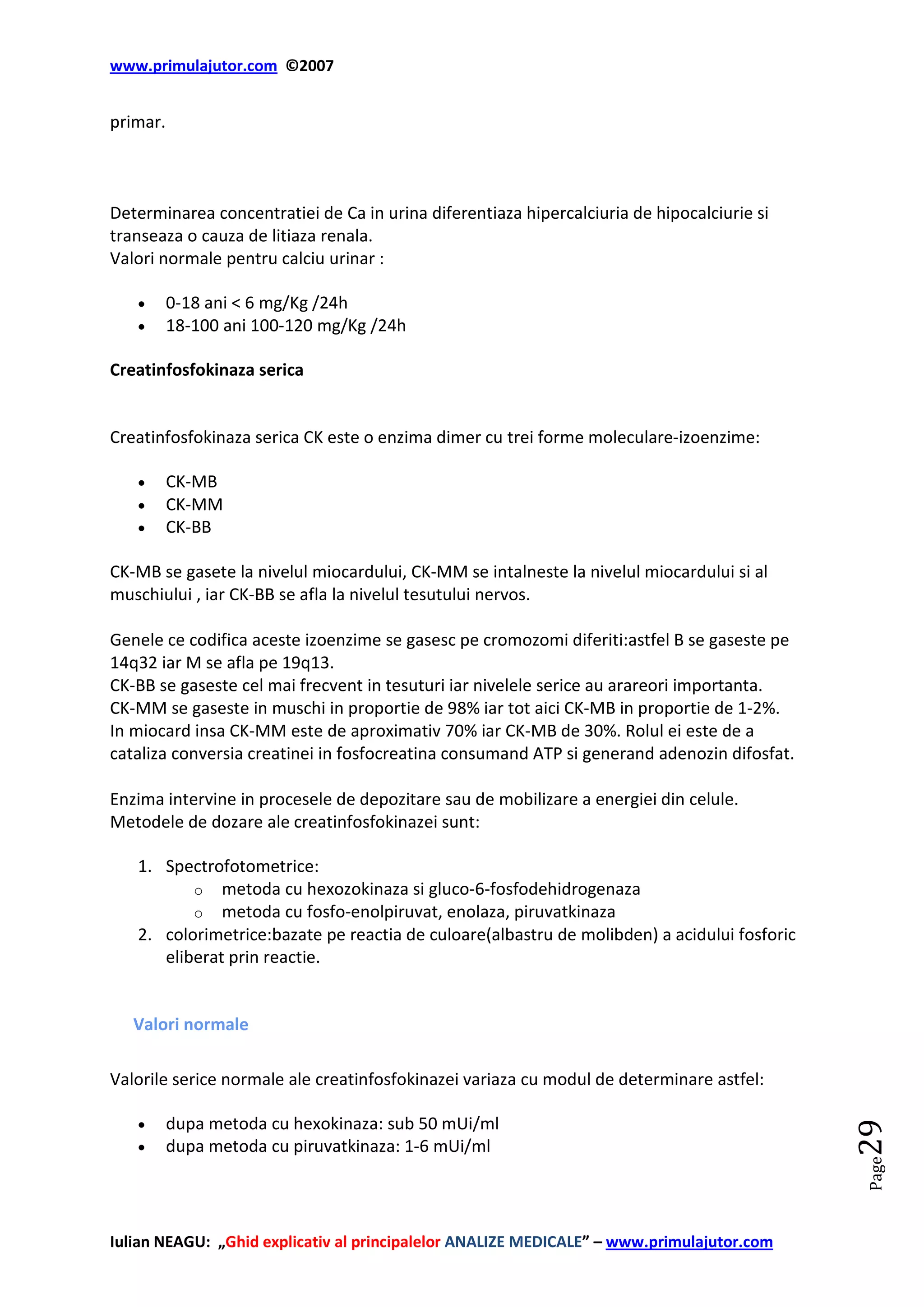 Ghid explicativ al_principalelor_analize_medicale | PDF