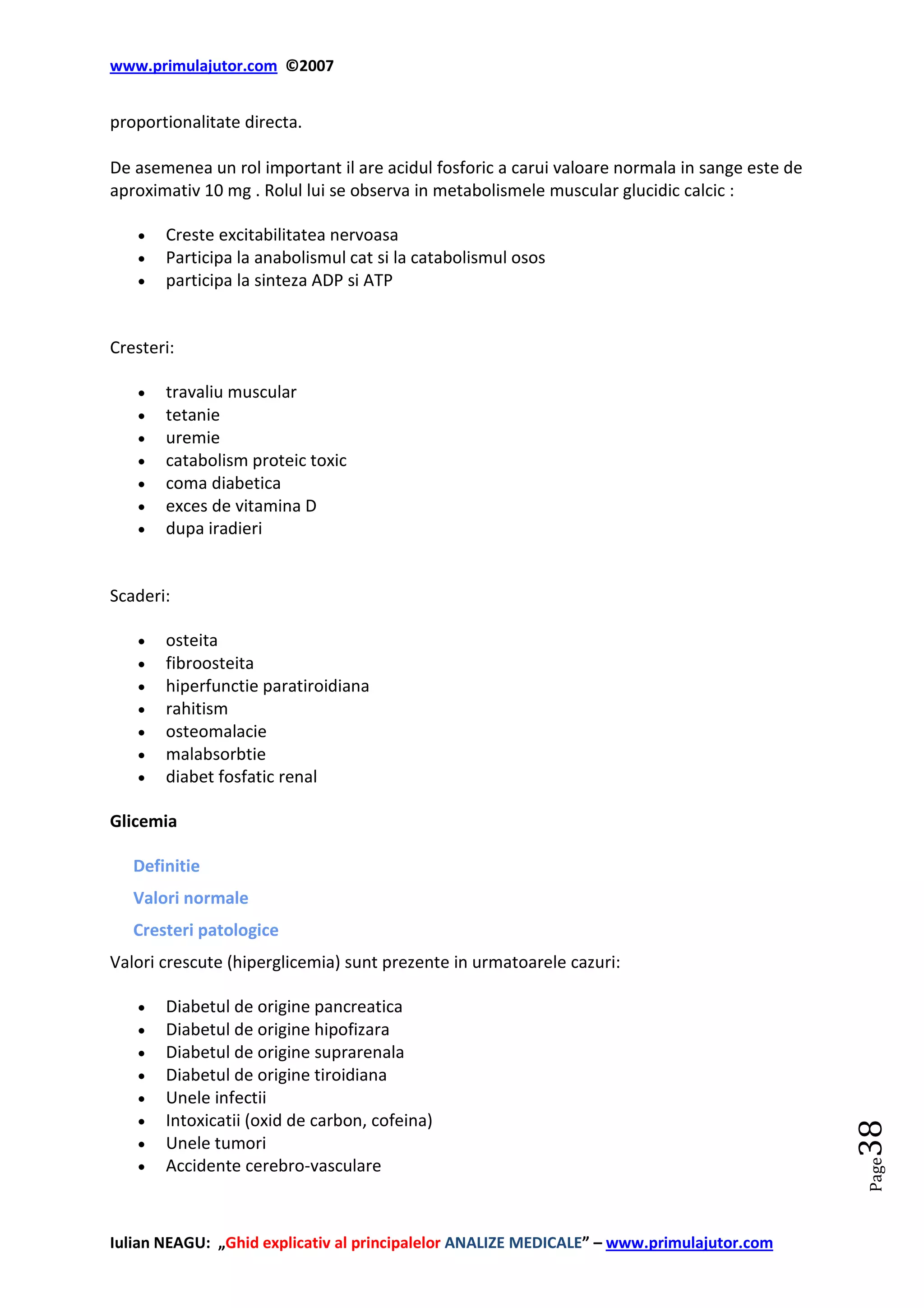 Ghid explicativ al_principalelor_analize_medicale | PDF