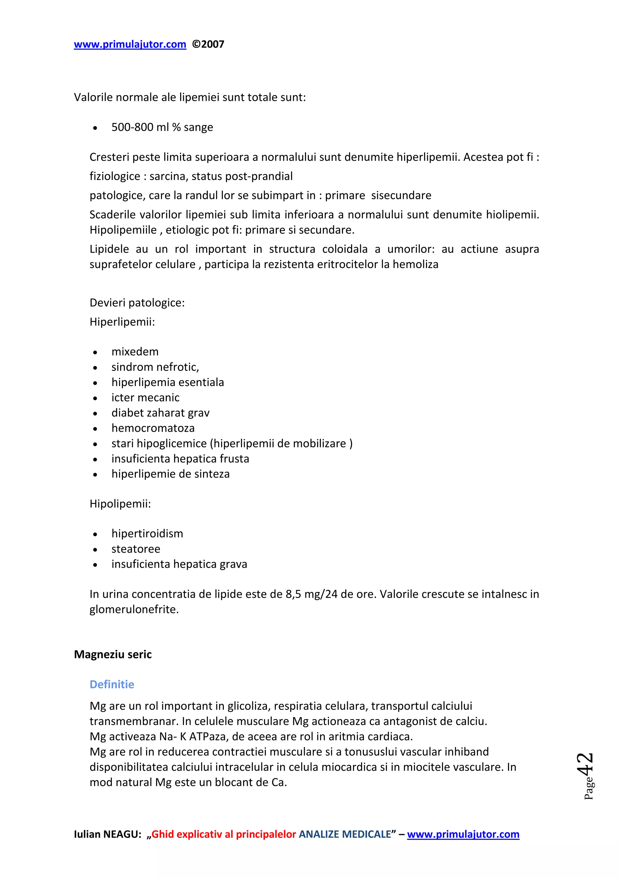 Ghid explicativ al_principalelor_analize_medicale | PDF
