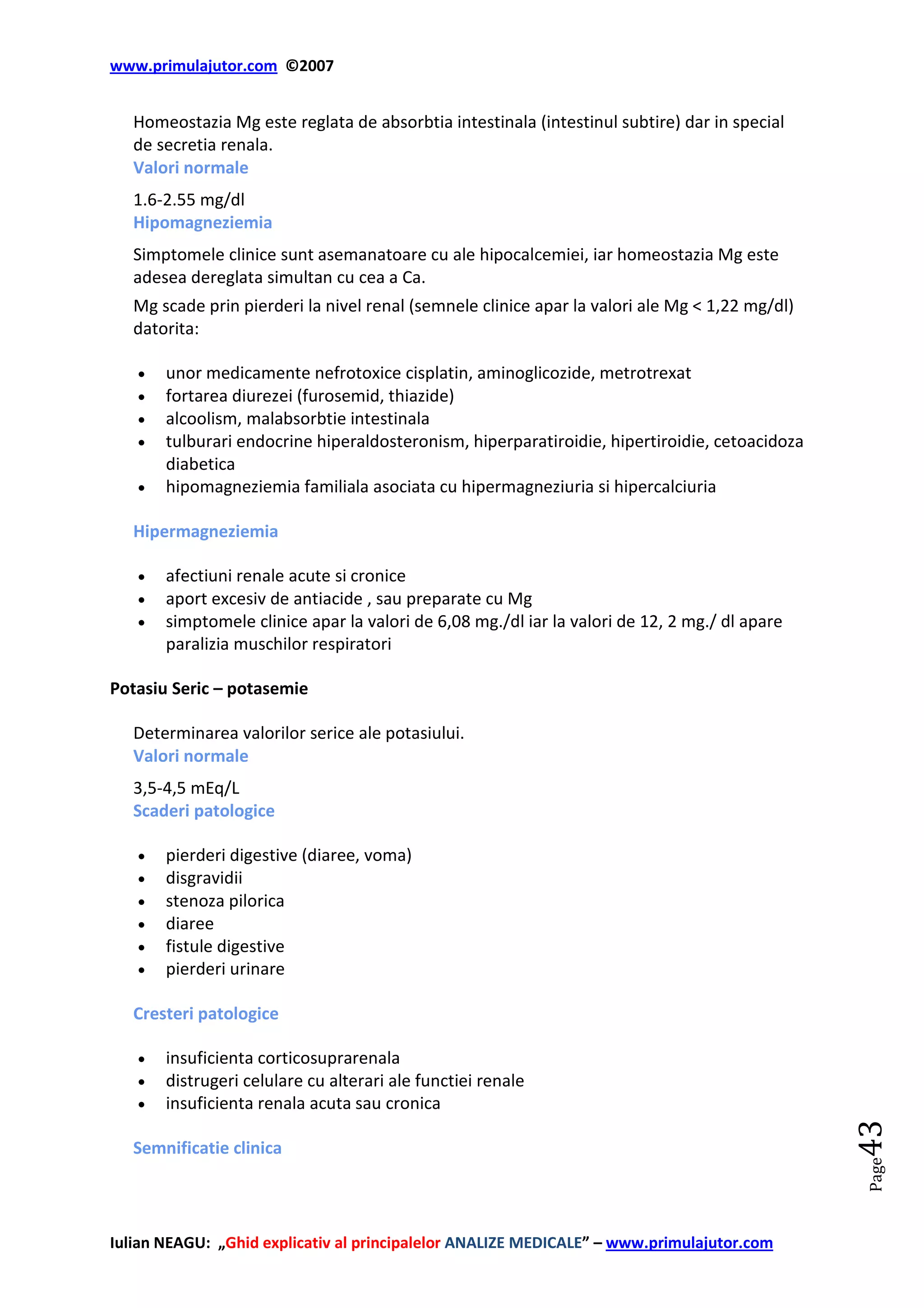 Ghid explicativ al_principalelor_analize_medicale | PDF