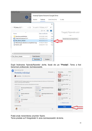 Google Classroom: ghid pentru elevi | PDF