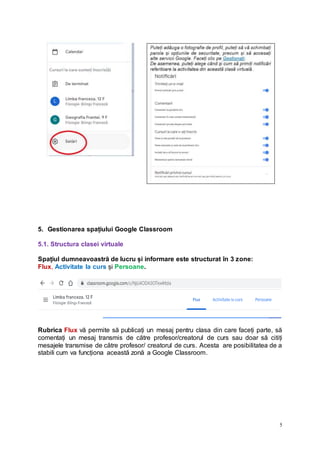 Google Classroom: ghid pentru elevi | PDF