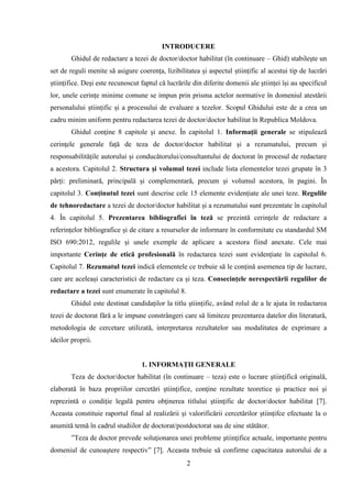 Ghid nou redactare-teza | PDF