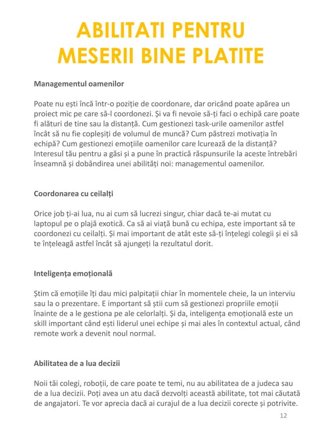 Ghid orientare cariera | PDF